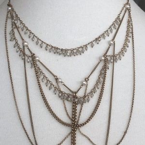 Chan Luu | Jewelry | New Auth Chan Luu Mop White Baroque Pearl Draped M ...